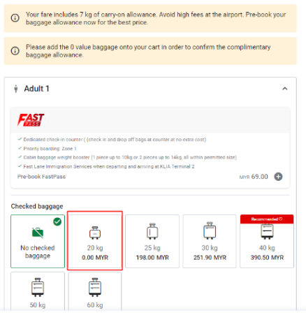 AirAsia Flights: Commercial Campaign: Promotions of Checked Baggage ...