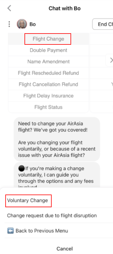 AirAsia Flights: 我应该如何变更航班日期与时间？
