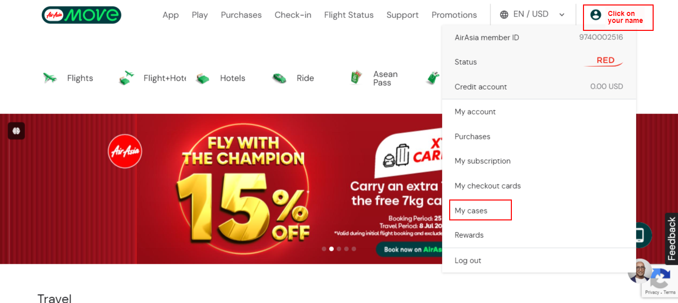 AirAsia Flights: Checking the status of your refund request