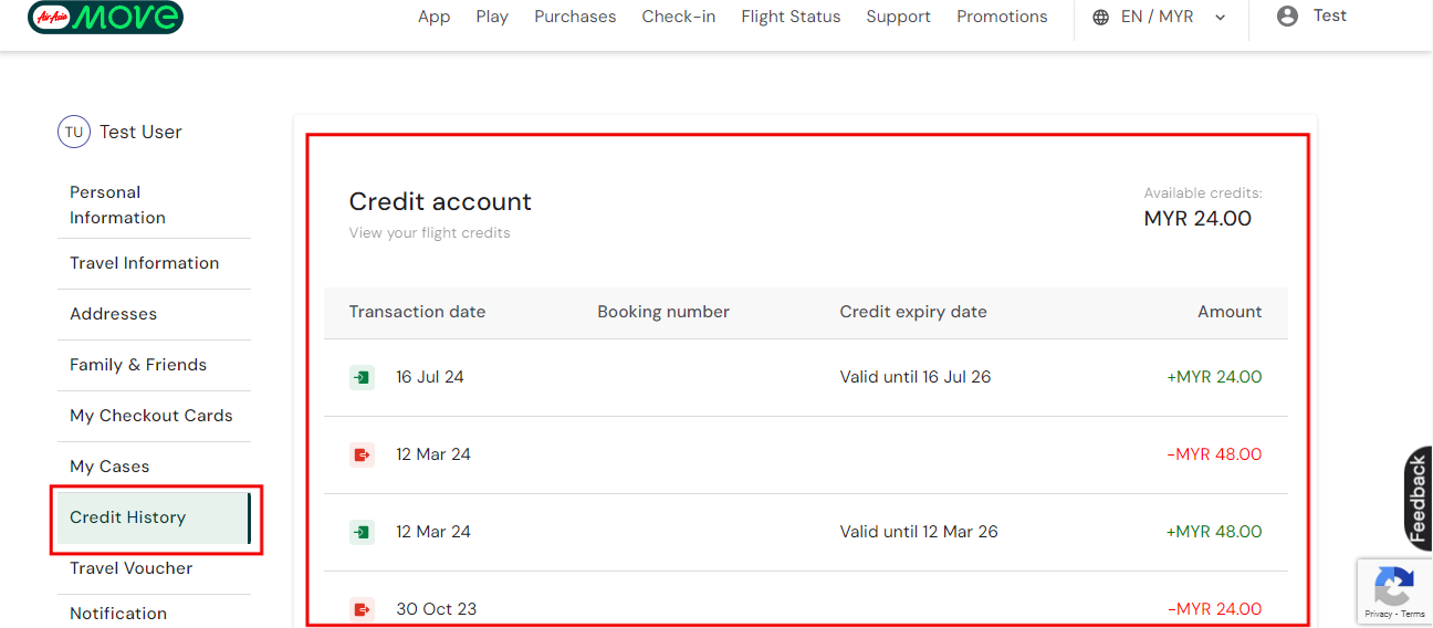 AirAsia Flights: 关于信用账户的详细使用指引