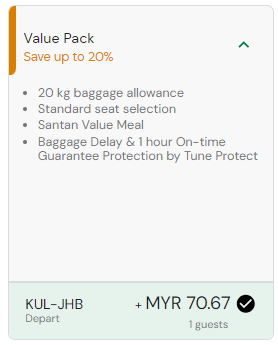 AirAsia Flights: Value Pack - Bundle of Add-Ons!