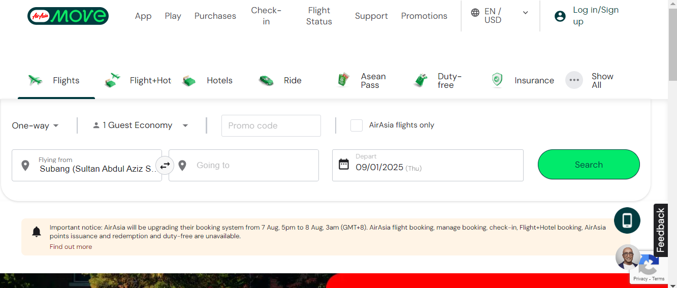 How to Log into your AirAsia Account to Update Your Personal Information