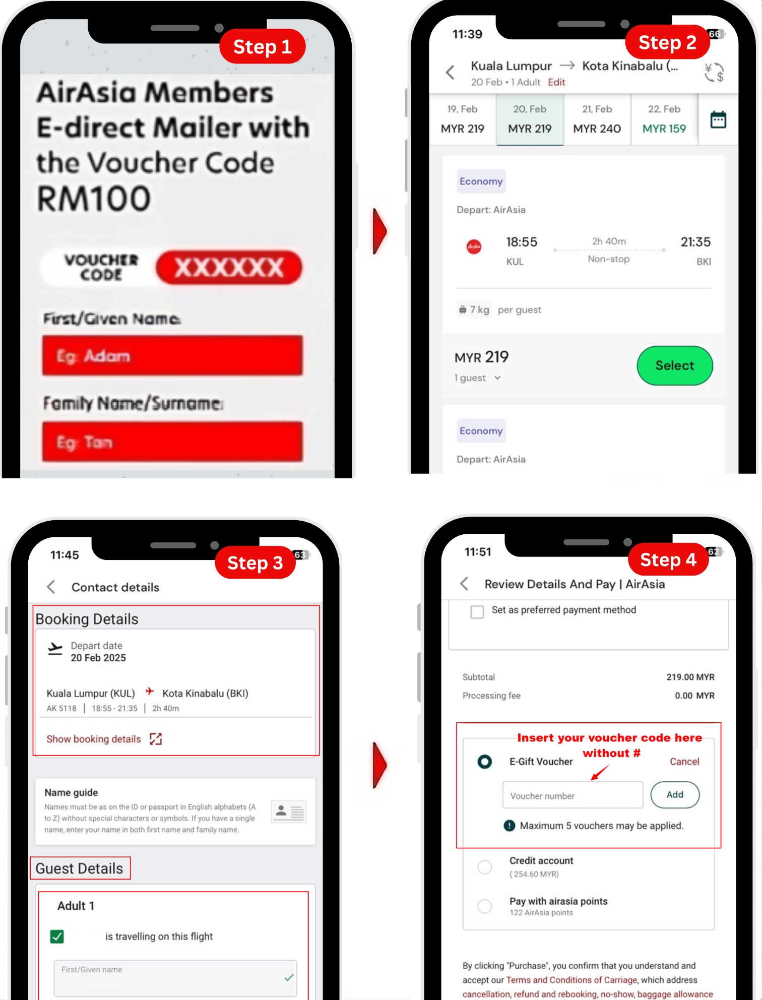 AirAsia Flights: Compensation Travel Voucher