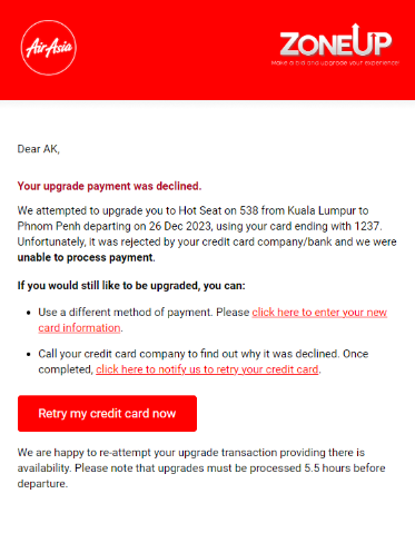 AirAsia Flights: ZoneUp: Frequently Asked Questions