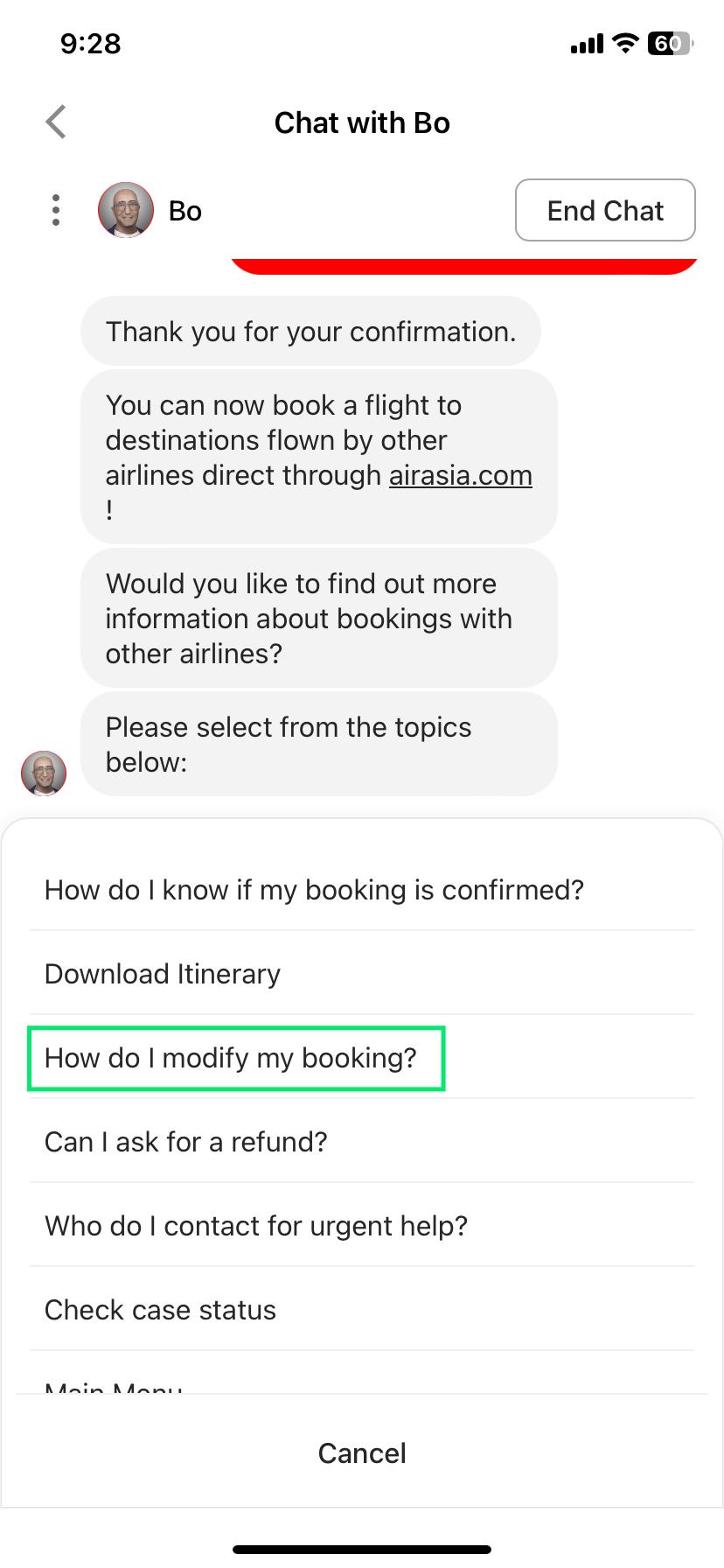 Any Airlines: Purchases