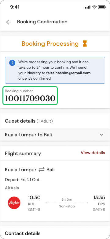 My Booking Is Still Processing — What Should I Do?
