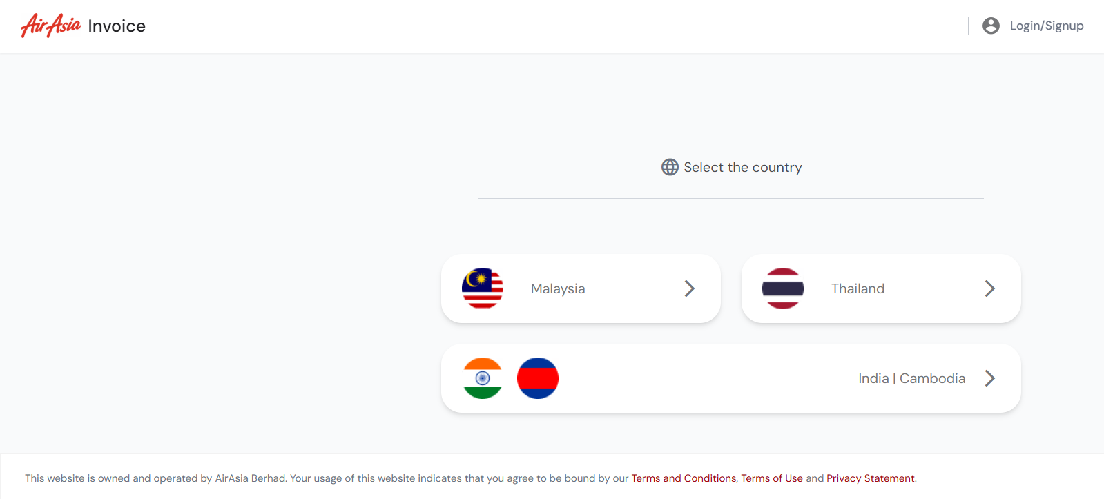 AirAsia Flights: Tax Invoice